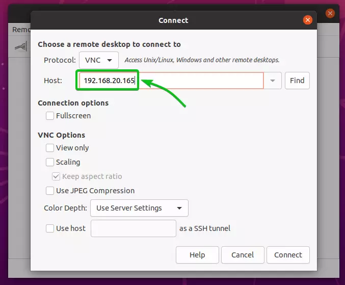 Instalirajte Vinagre Remote Desktop Client na Linux 6656_55