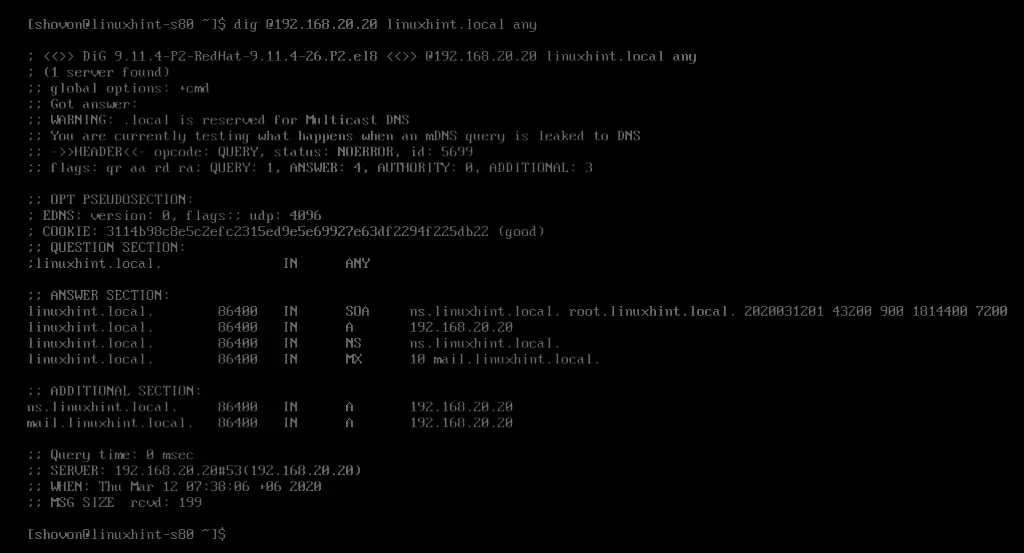 Konfigurasi Server DNS ing CentOS 8 6669_22