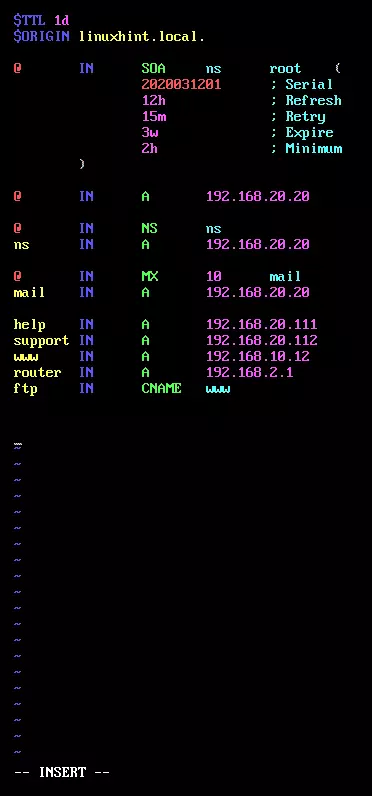 Konzani DNS Server pa CentOS 8 6669_8