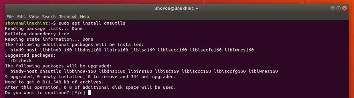 Ξεπλύνετε την προσωρινή μνήμη DNS στο Ubuntu 6677_4