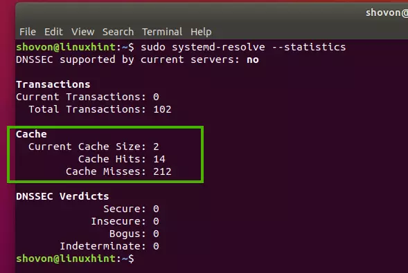 Ξεπλύνετε την προσωρινή μνήμη DNS στο Ubuntu 6677_9