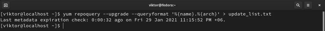Hoe Fedora Workstation offline te updaten? 6686_2
