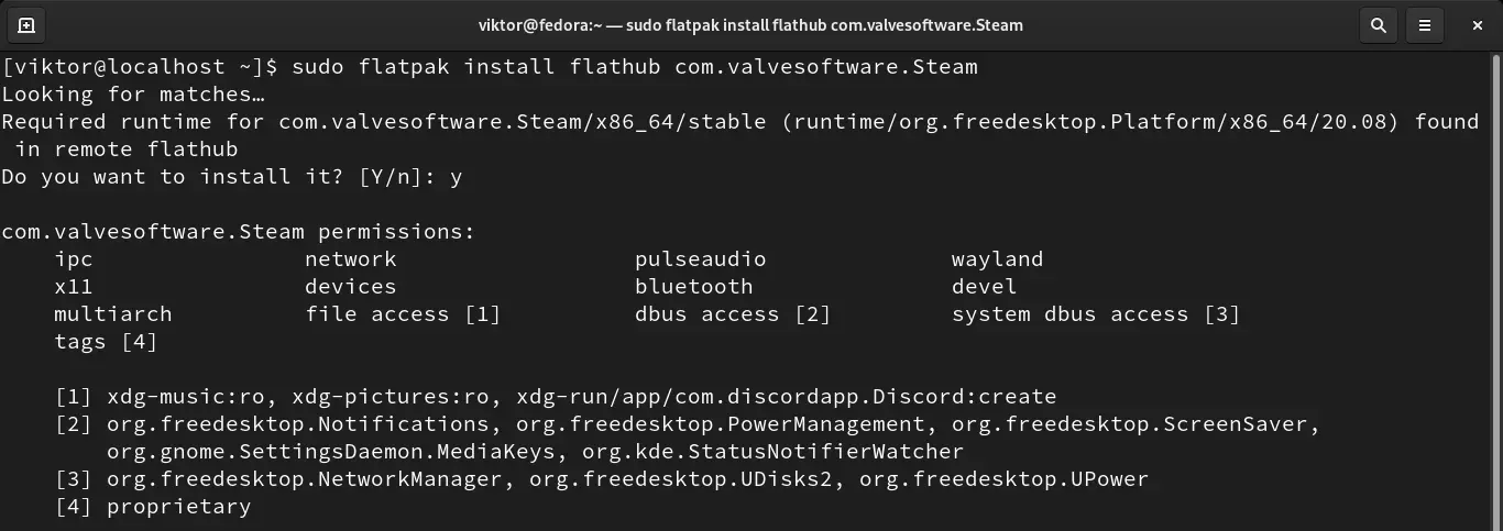 Nginstal Steam ing Fedora Linux 6693_6