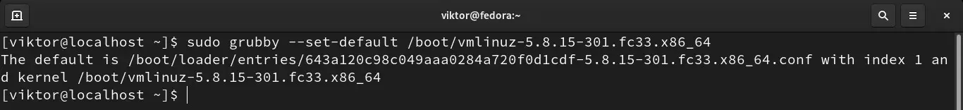 Cara Semak Versi dan Kemas Kini Kernel Linux Fedora 6694_13