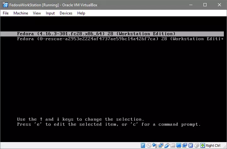VirtualBox හි Fedora 28 ස්ථාපනය කරන්න 6697_14