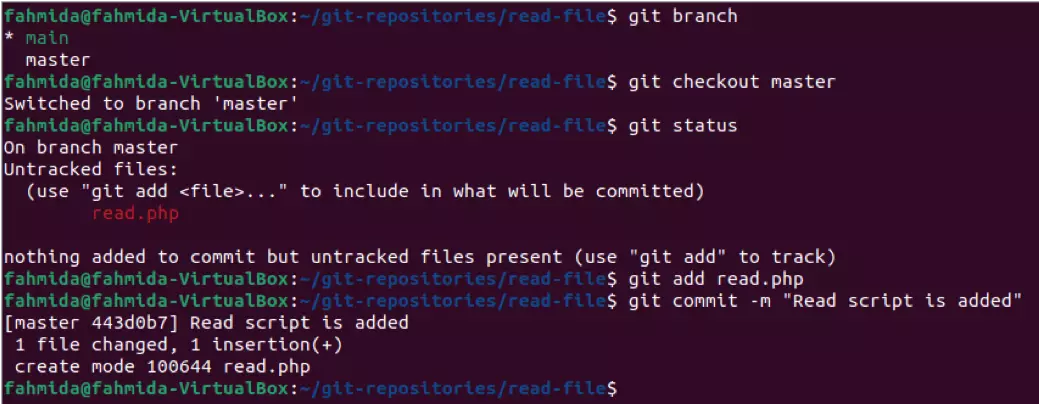 Como facer cambios dunha rama a outra en Git 6749_7