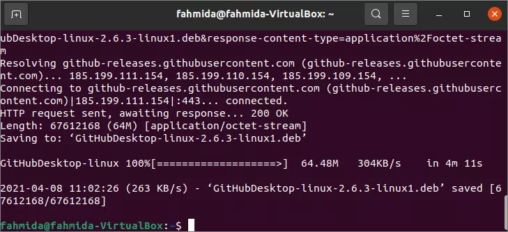Hoe GitHub Desktop op Ubuntu te installeren en te gebruiken? 6756_1