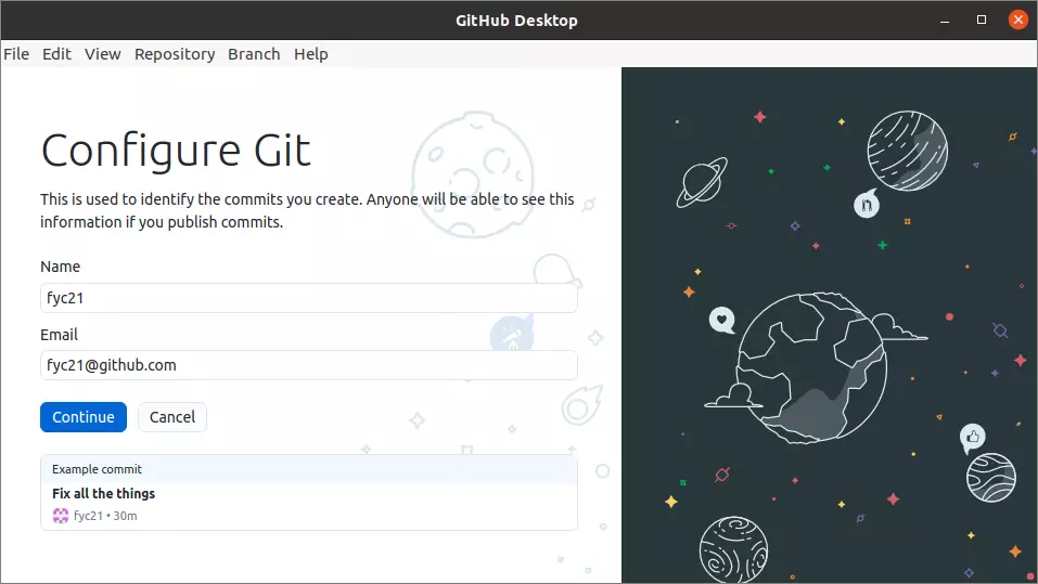 Hoe GitHub Desktop op Ubuntu te installeren en te gebruiken? 6756_10