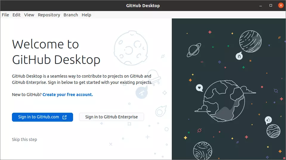Hoe GitHub Desktop op Ubuntu te installeren en te gebruiken? 6756_5