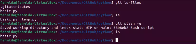 Bagaimana cara menyimpan file yang tidak terlacak di Git? 6760_3