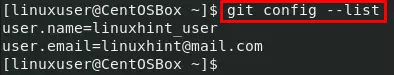 Git пайдаланушы аты мен электрондық пошта мекенжайын қалай конфигурациялауға болады 6761_4