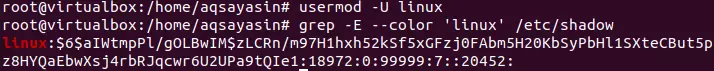 Linux Command: Usermod Usage 6778_9