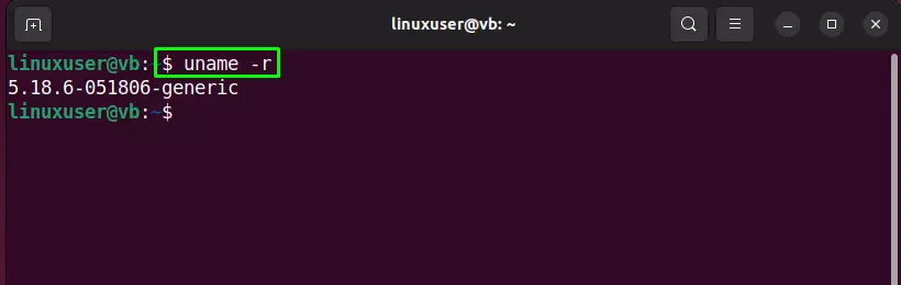Isa kana Simudzira Kune Ichangoburwa Linux Kernel paUbuntu 22.04 67_14