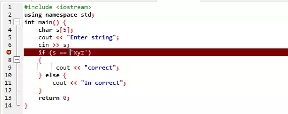 ข้อผิดพลาด: ISO C++ ห้ามการเปรียบเทียบระหว่างตัวชี้และจำนวนเต็ม 6855_5