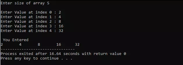 Como imprimir unha matriz en C++ 6856_8