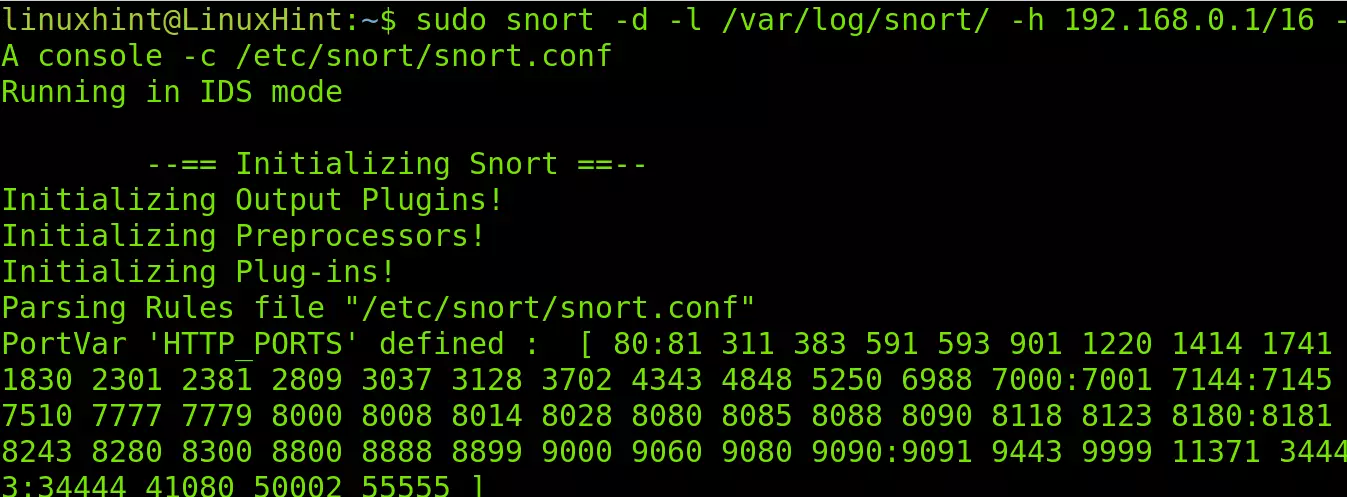 Konfigurirajte Snort IDS in ustvarite pravila 685_22