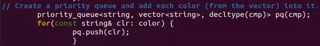 قائمة انتظار الأولوية C ++ مع المقارنة المخصصة 6867_5