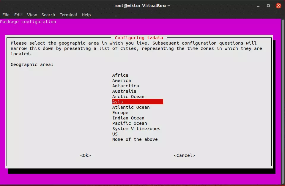 Imposta il fuso orario Ubuntu 6874_6