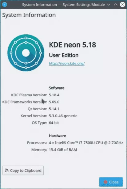KDE Plasma ທຽບກັບ Neon 6878_3
