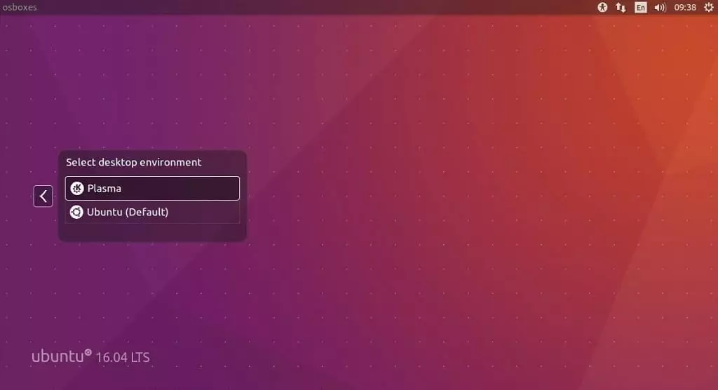 Plazma KDE 5.8