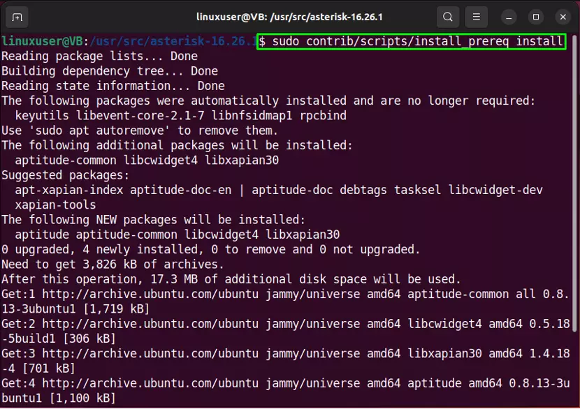 Kako namestiti Asterisk na Ubuntu 22.04 68_10