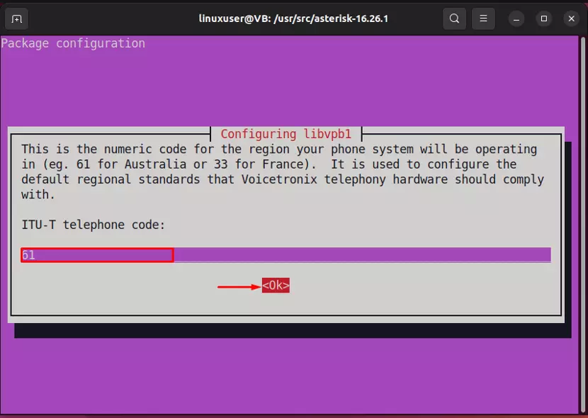 Kako instalirati Asterisk na Ubuntu 22.04 68_11