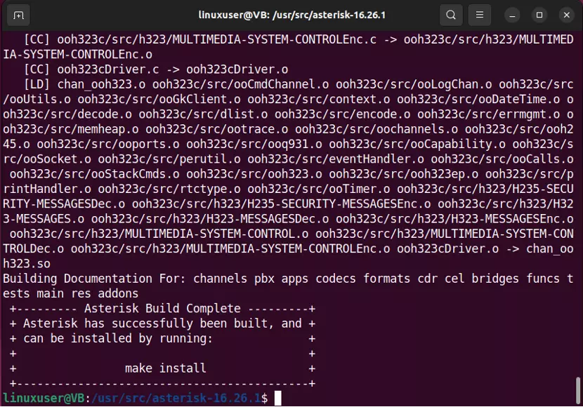 Kumaha Masang Asterisk dina Ubuntu 22.04 68_18