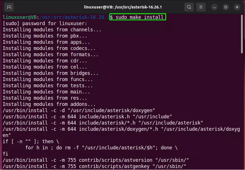 Kako namestiti Asterisk na Ubuntu 22.04 68_19