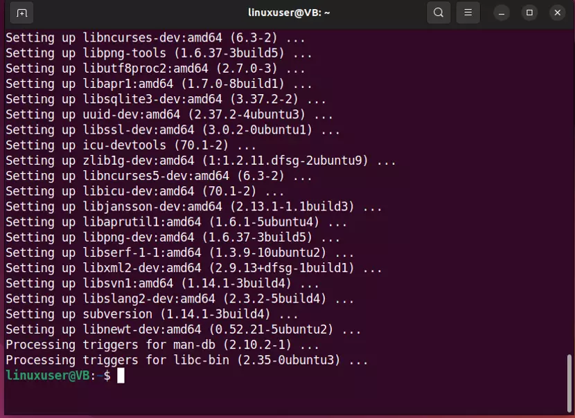 Yadda ake Shigar alamar alama akan Ubuntu 22.04 68_3