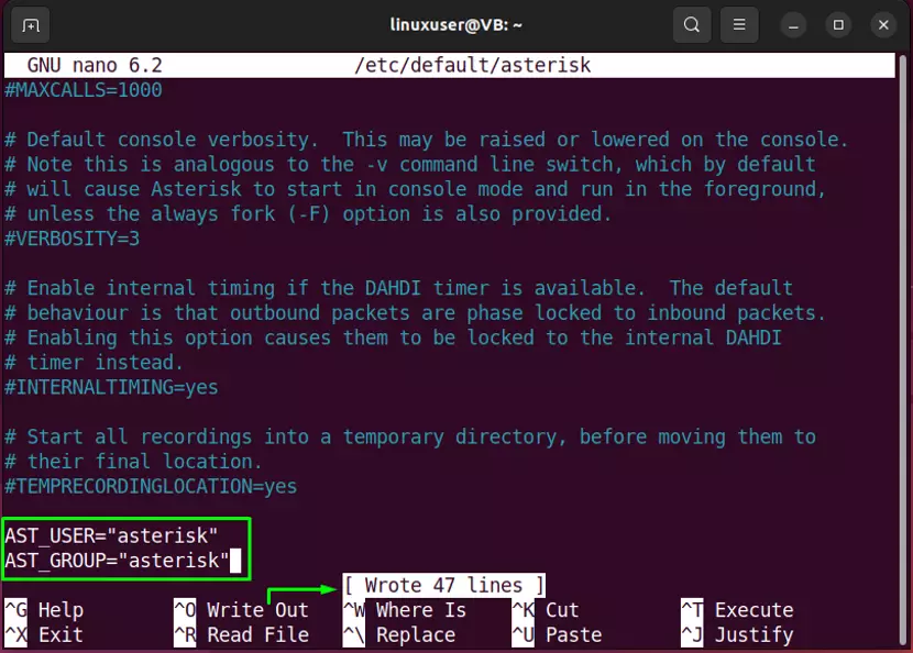 Ubuntu 22.04 . पर तारांकन चिह्न कैसे स्थापित करें 68_33