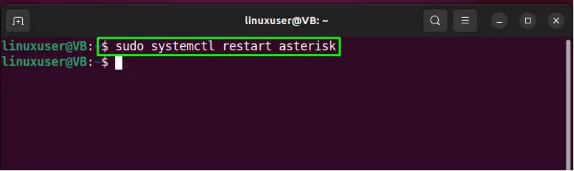 Comment installer Asterisk sur Ubuntu 22.04 68_34