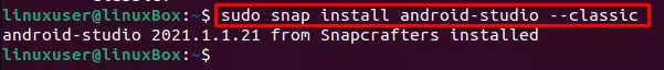 په اوبنټو 22.04 کې د Android سټوډیو نصبولو څرنګوالی 6927_9