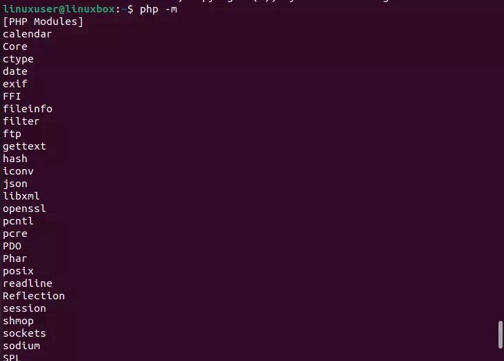PHP-ya herî dawî li Ubuntu 22.04 saz bikin 6931_10