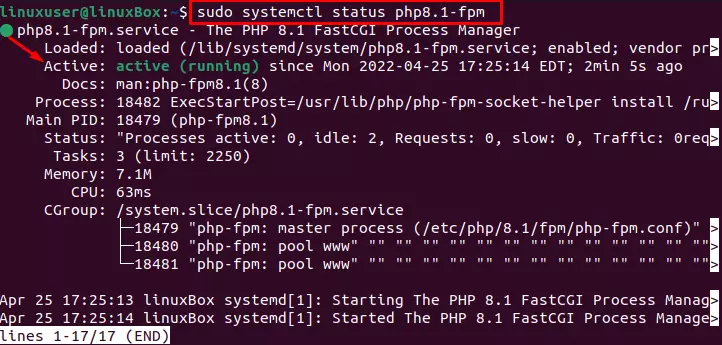 Ubuntu 22.04 da eng so'nggi PHP ni o'rnating 6931_8