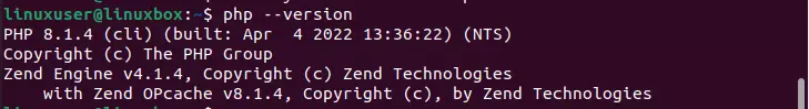 Installera den senaste PHP på Ubuntu 22.04 6931_9