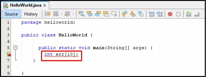 Syntaxe du langage de programmation Java 6951_8