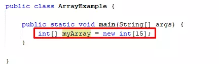 Wéi erstellt een Array am Java 6969_3