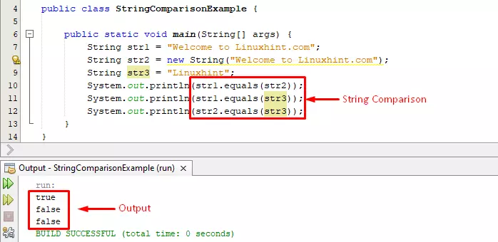 Yuav Ua Li Cas Sib Piv Strings hauv Java 6970_1