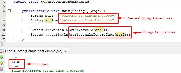 Yuav Ua Li Cas Sib Piv Strings hauv Java 6970_2