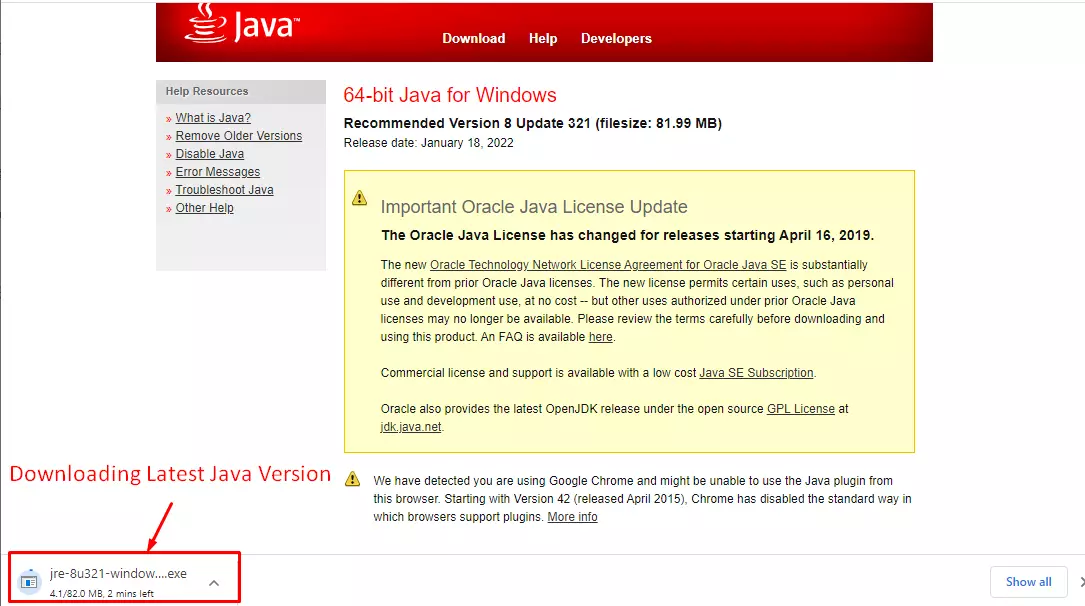 Yuav ua li cas txheeb xyuas thiab hloov kho Java version ntawm Windows 10? 6974_6