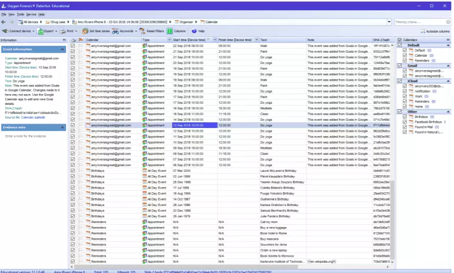 Uitgebreide tutorial van Oxygen Forensic Suite 6984_13