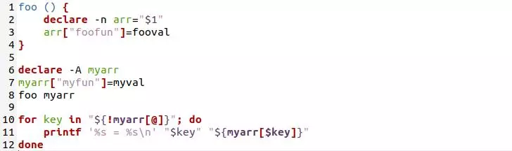 ວິທີການສ້າງຟັງຊັນ Bash ທີ່ສົ່ງຄືນ Array 6994_2