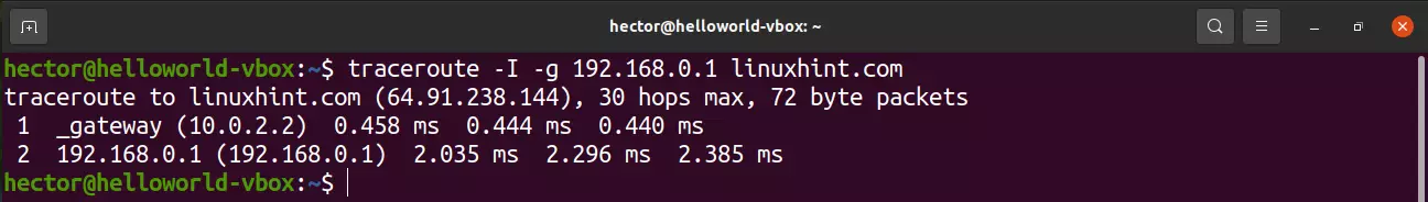 Hvernig á að keyra Traceroute í Linux 6998_13