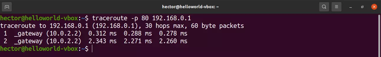 Conas Traceroute a Rith i Linux 6998_5