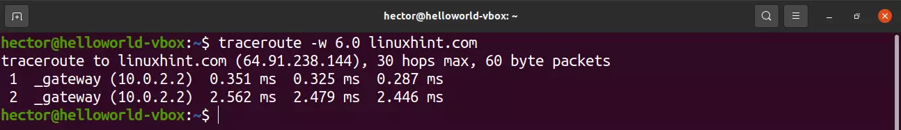 如何在 Linux 中運行 Traceroute 6998_7