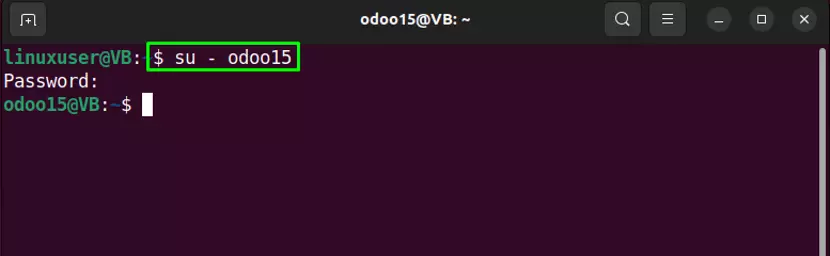 Ինչպես տեղադրել Odoo 15-ը Ubuntu 22.04-ում 69_15