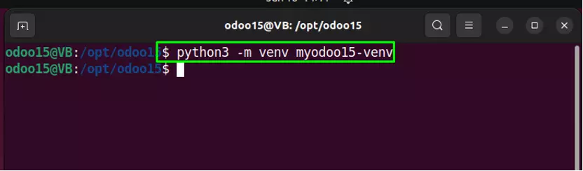 Ubuntu 22.04 တွင် Odoo 15 ကို ထည့်သွင်းနည်း 69_18