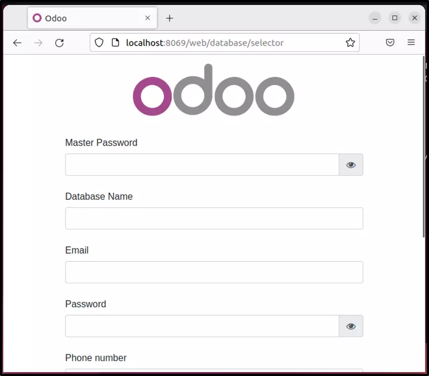 Ubuntu 22.04 တွင် Odoo 15 ကို ထည့်သွင်းနည်း 69_35