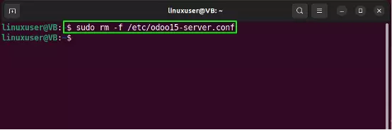 Ինչպես տեղադրել Odoo 15-ը Ubuntu 22.04-ում 69_37