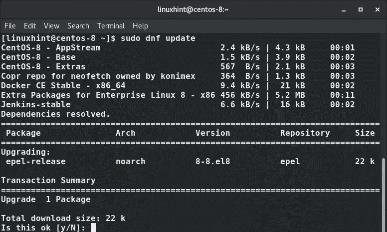 RHEL 8/ CentOS 8 මත MariaDB අනුකරණය 7007_1